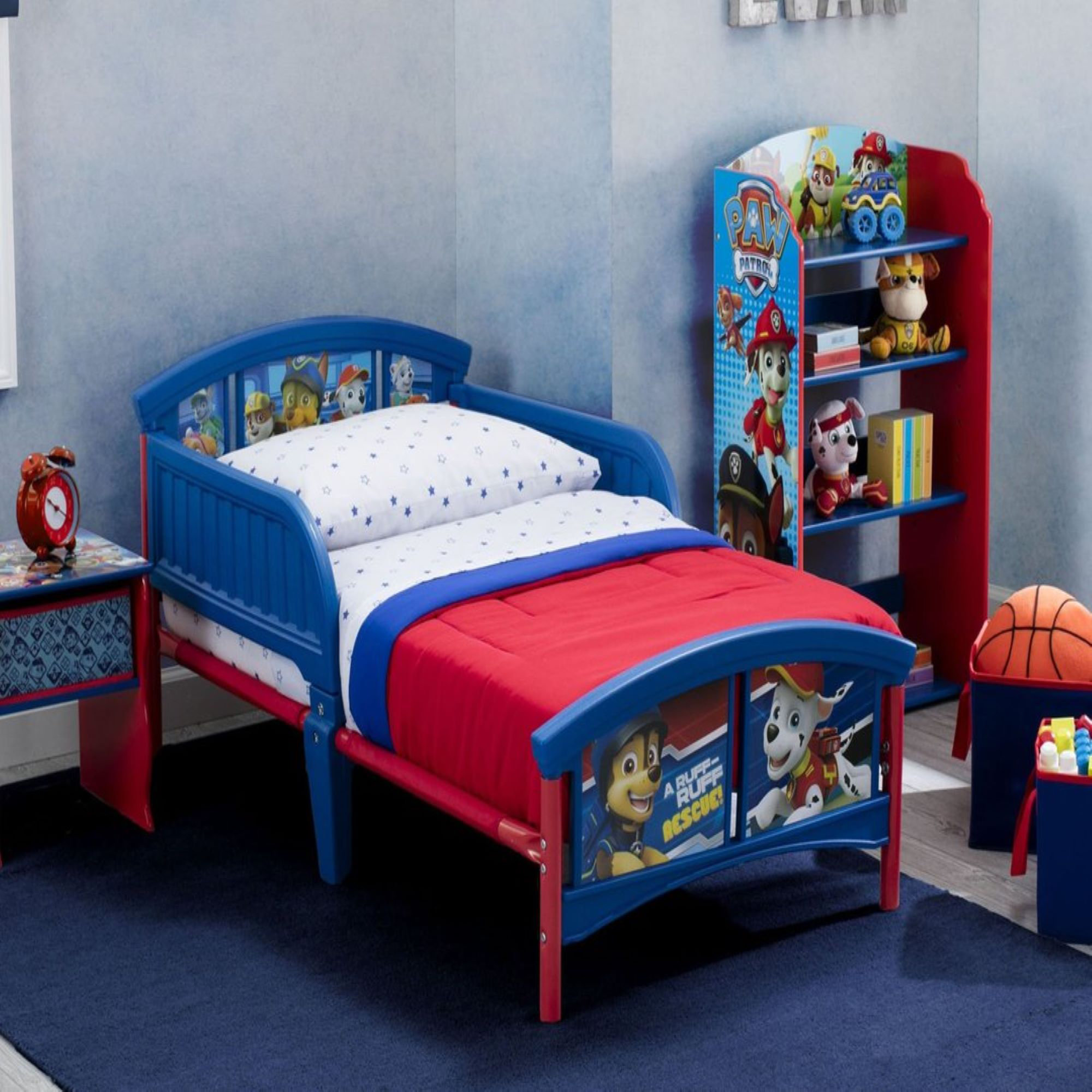 Paw patrol bed with storage store
